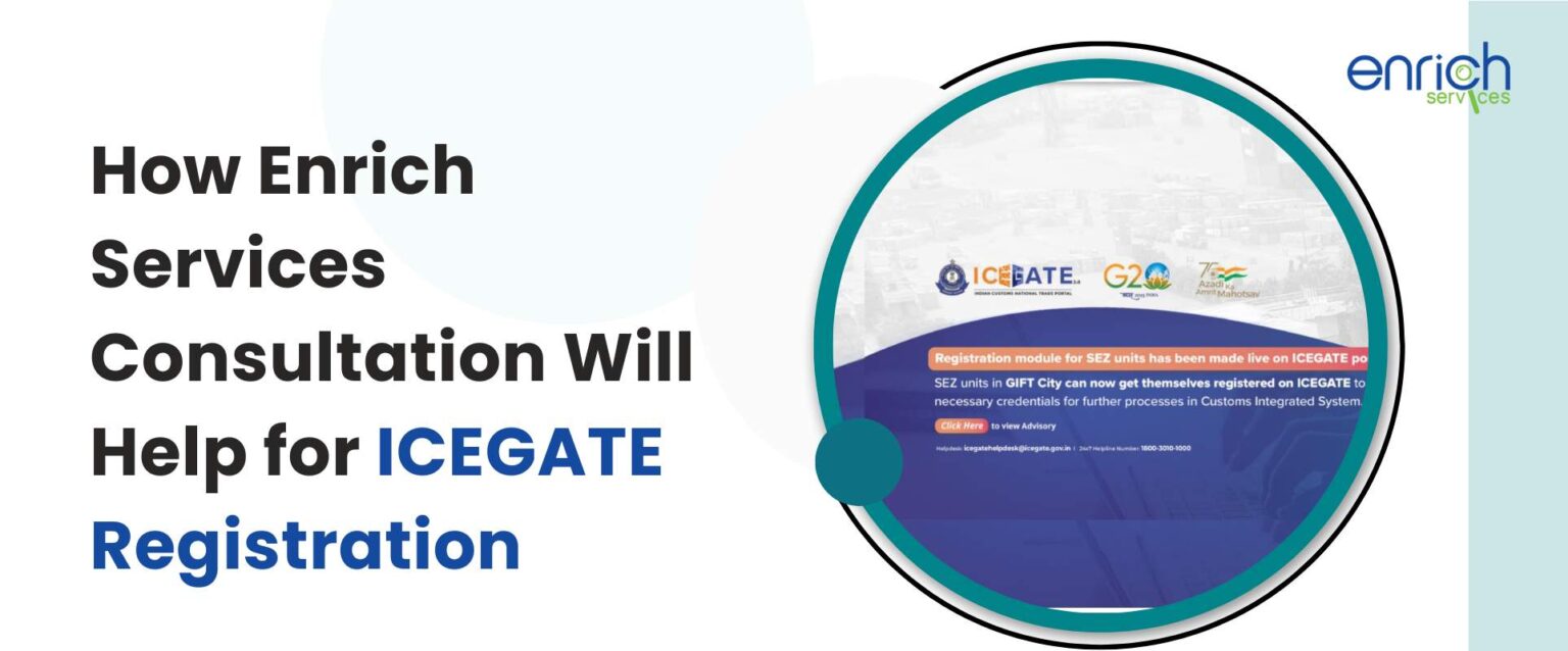 How Enrich Services Consultation Will Help for ICEGATE Registration