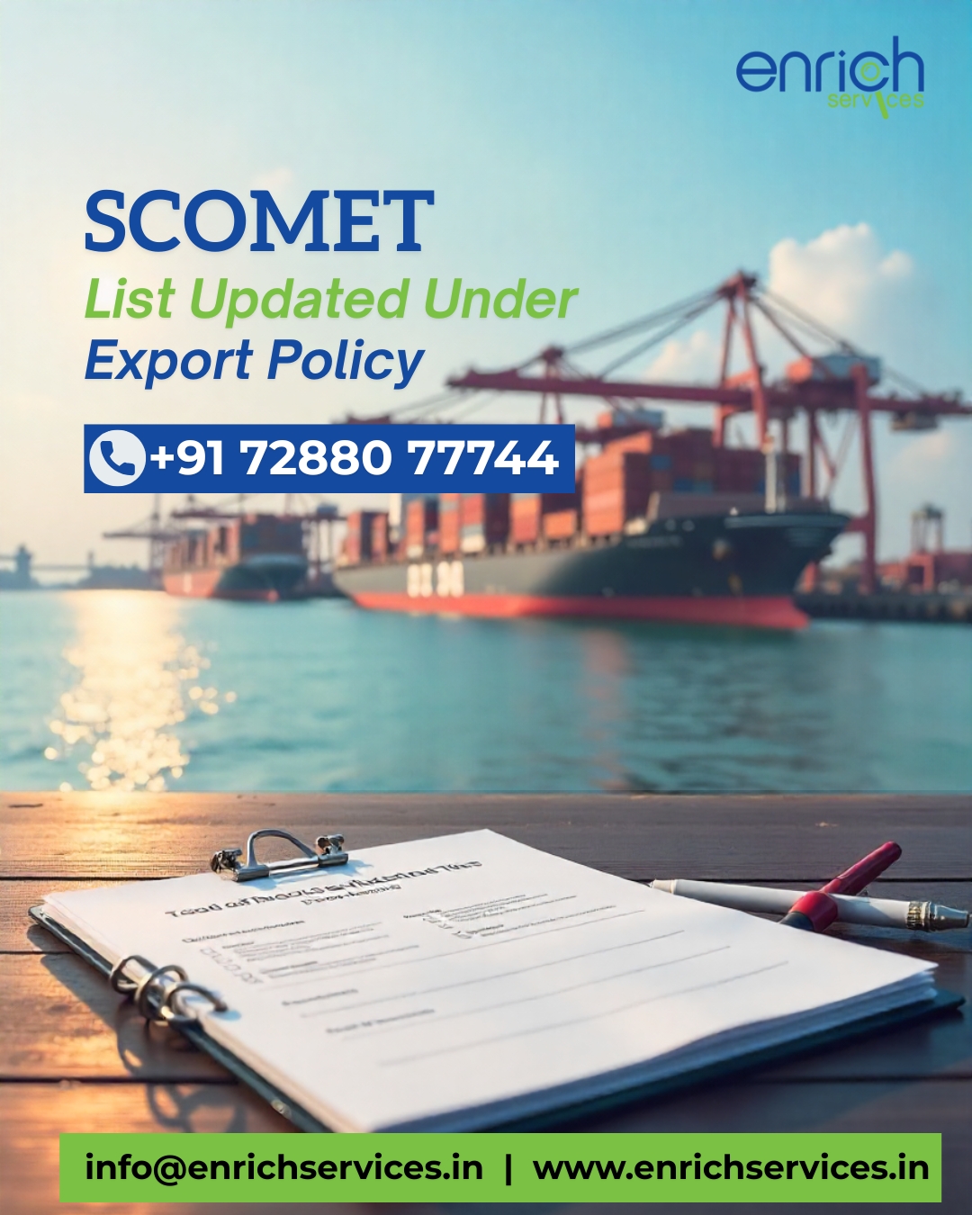 SCOMET List Updated Under Export Policy - Enrich Services