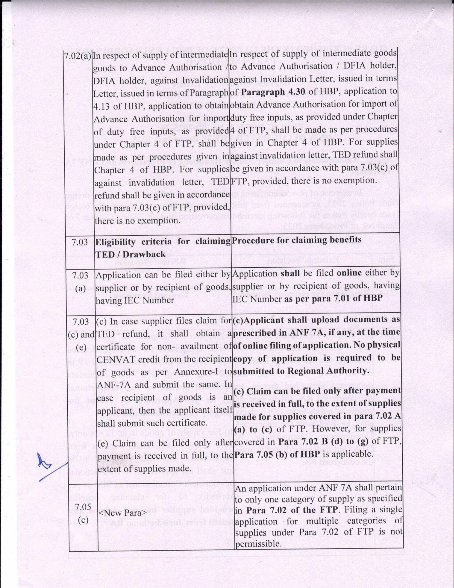 DGFT Amends Deemed Export Procedure | ANF-7A Updated - Enrich Services